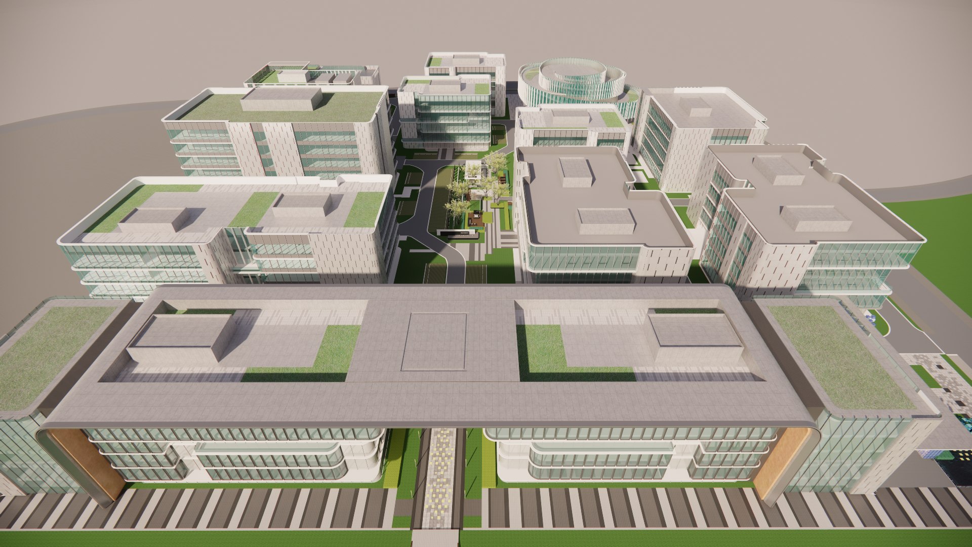 3D Modern City Block -A1 - TurboSquid 2378959