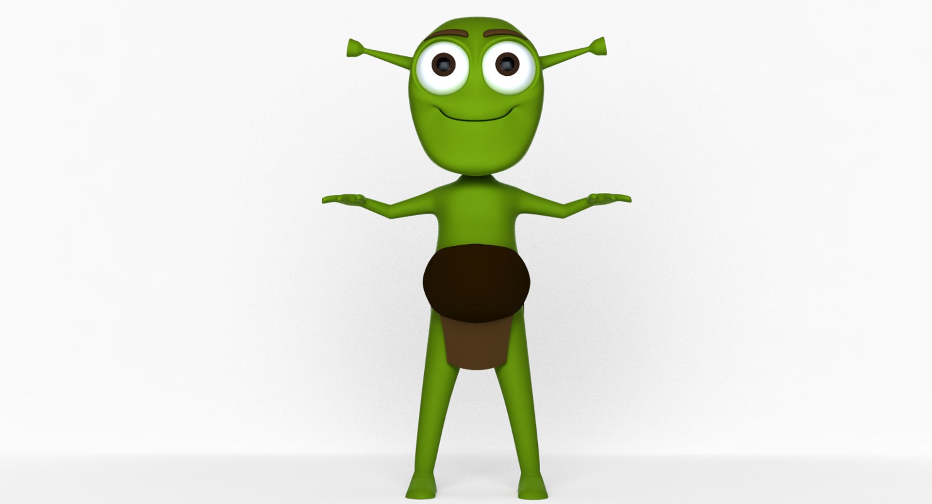 Cartoon Ogre Model - TurboSquid 1386234