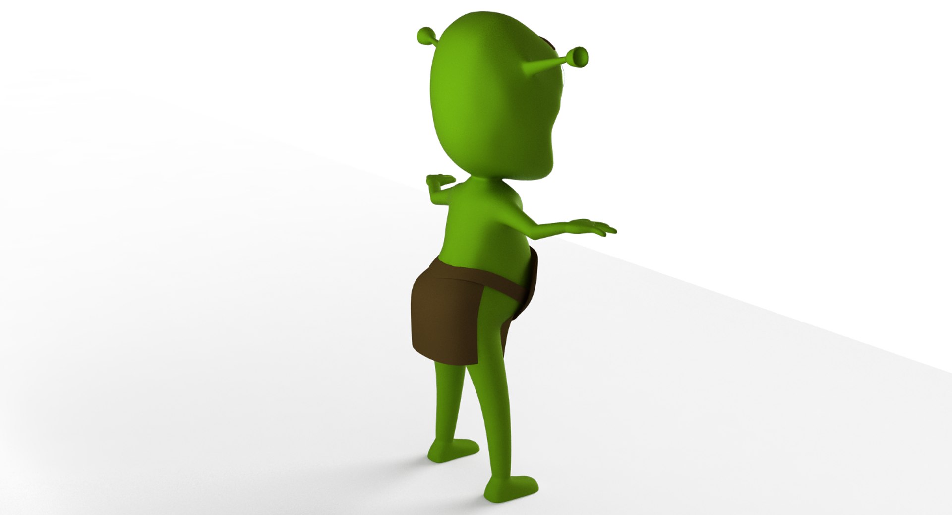 Cartoon Ogre Model - TurboSquid 1386234
