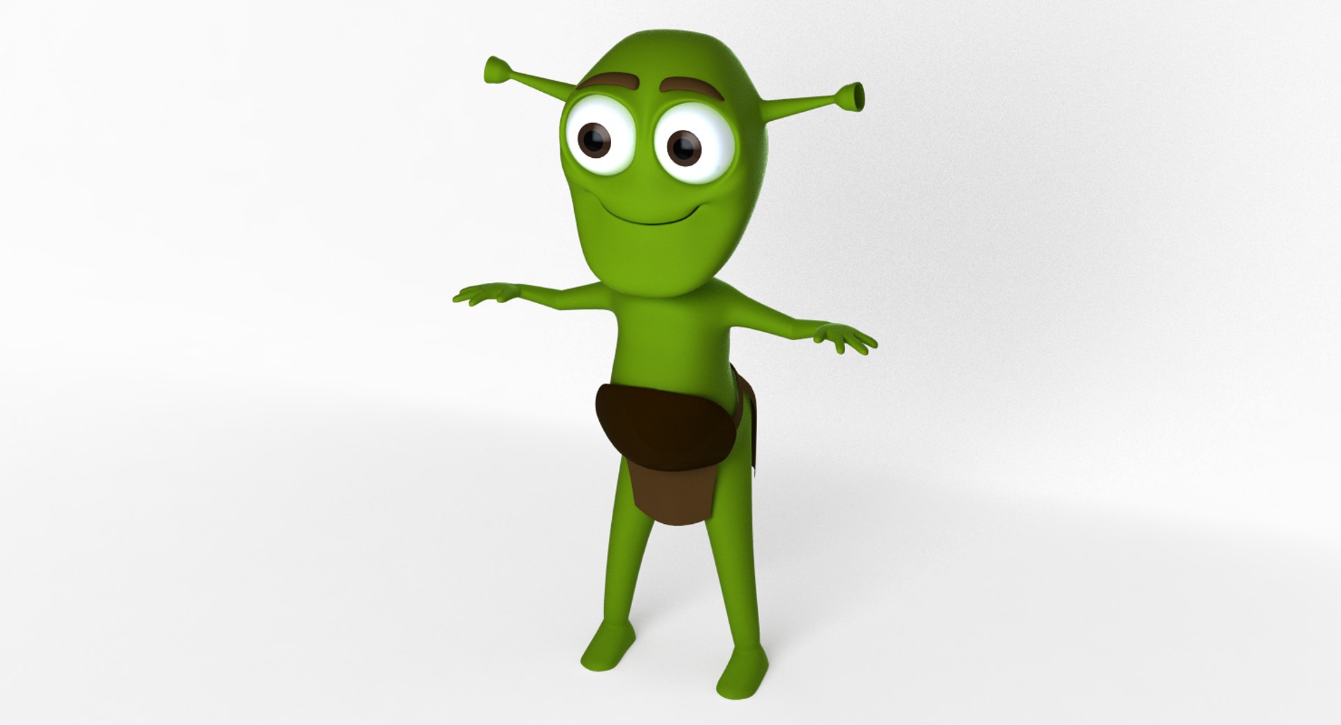 Cartoon Ogre Model - TurboSquid 1386234