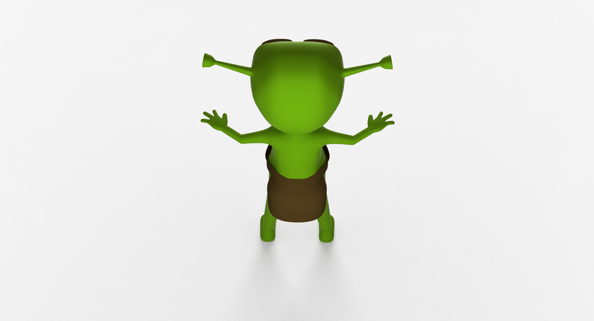 Cartoon Ogre Model - TurboSquid 1386234