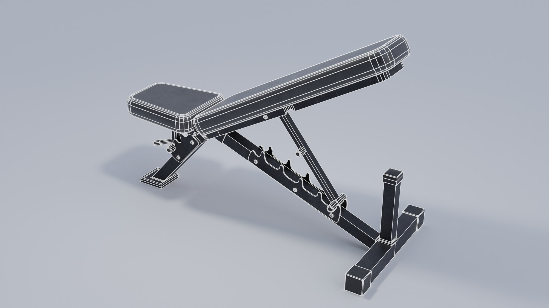 3D Weight Bench - TurboSquid 2033260