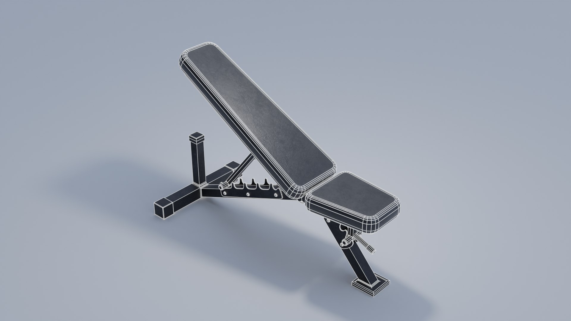 3D Weight Bench - TurboSquid 2033260