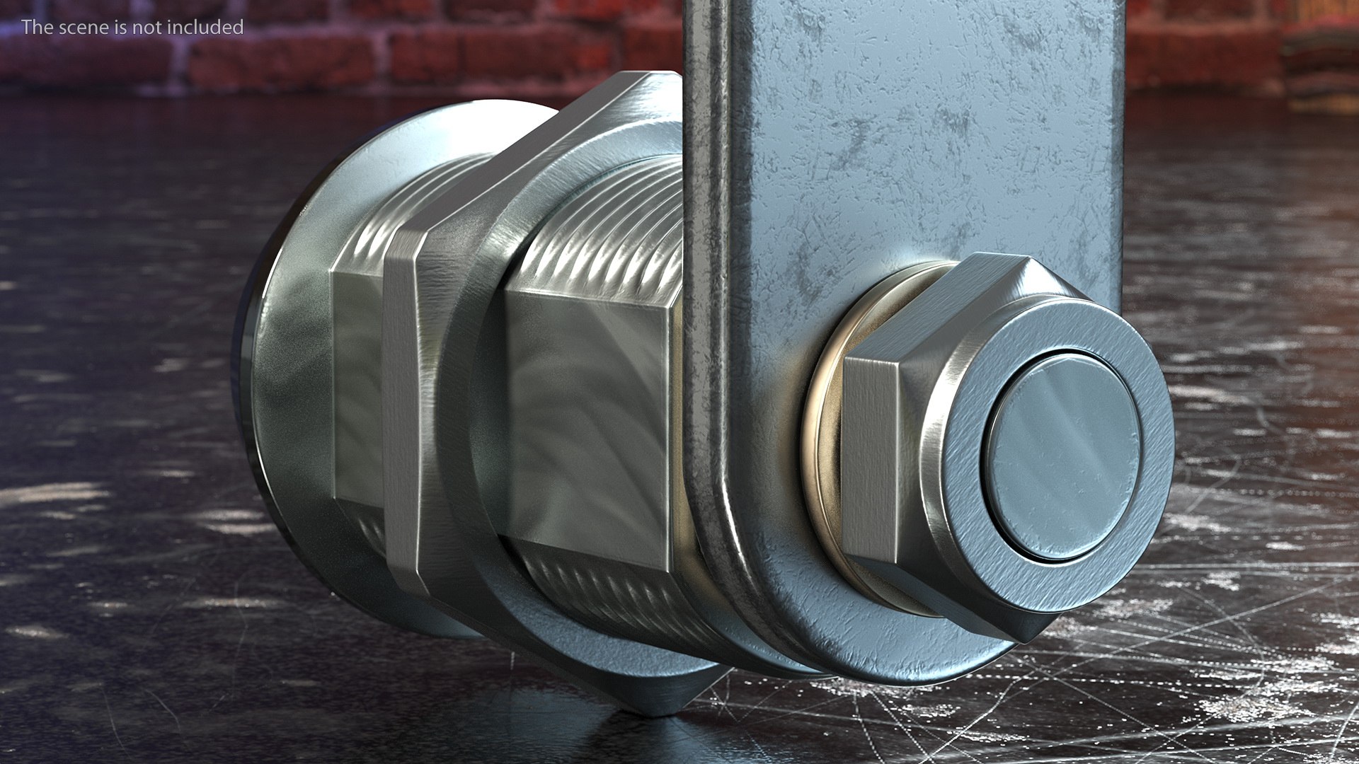 3D Cam Tubular Lock - TurboSquid 1870658