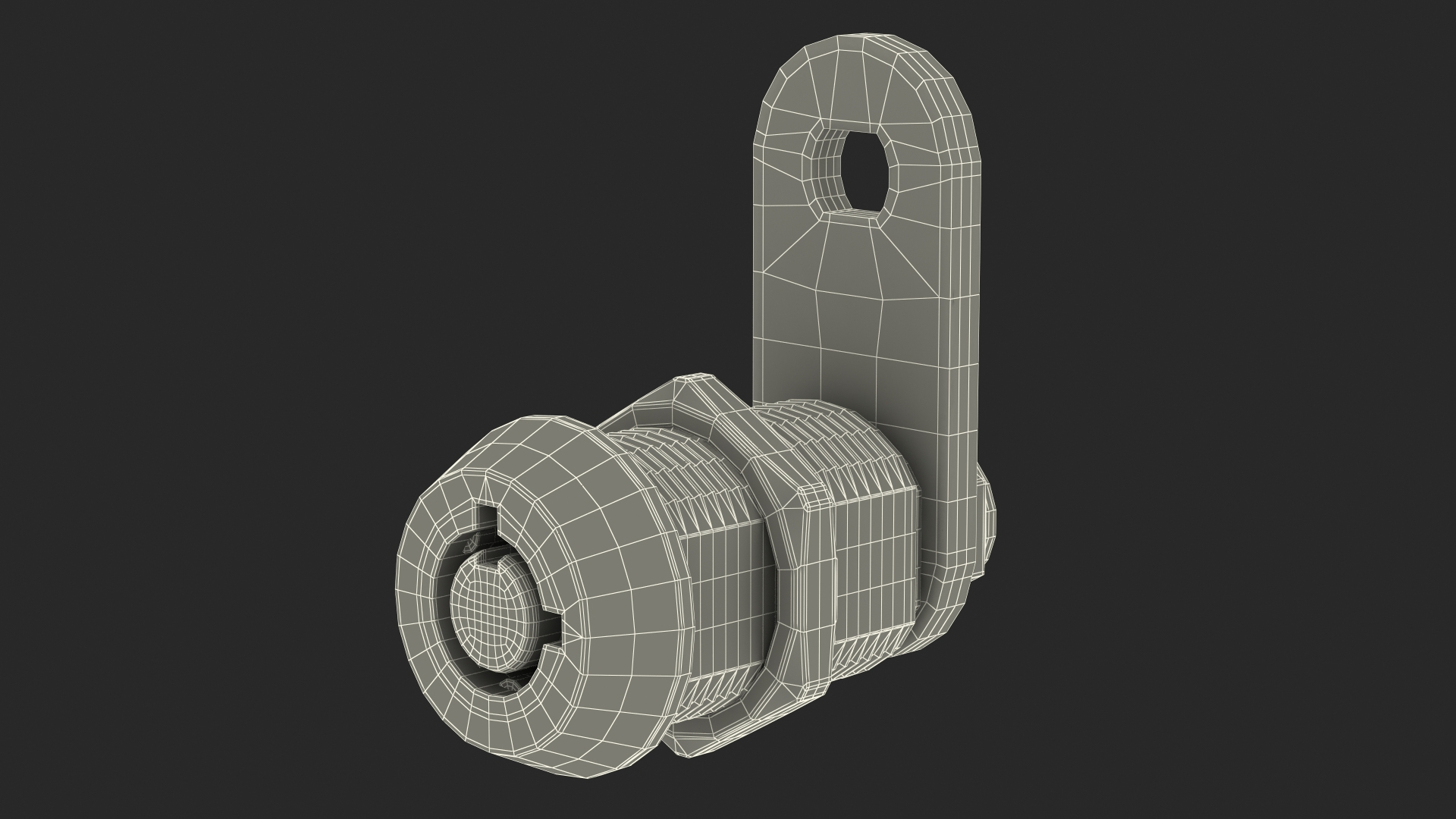 3D Cam Tubular Lock - TurboSquid 1870658
