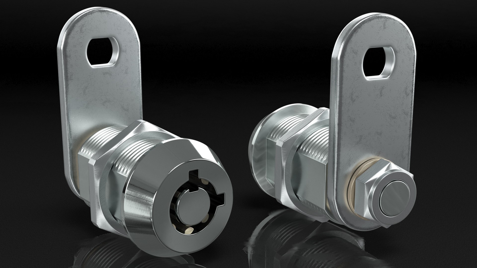 3D Cam Tubular Lock - TurboSquid 1870658