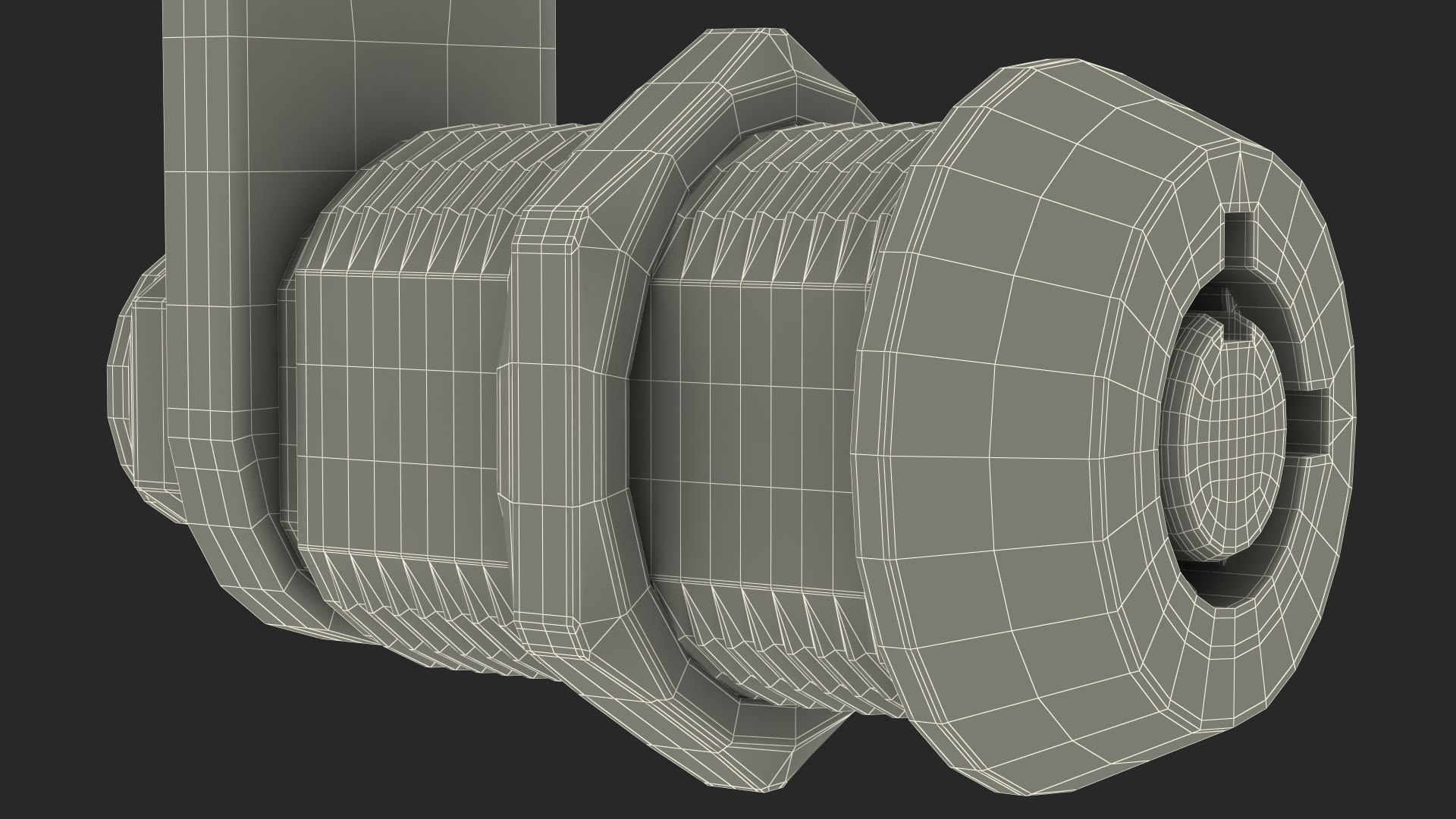 3D Cam Tubular Lock - TurboSquid 1870658