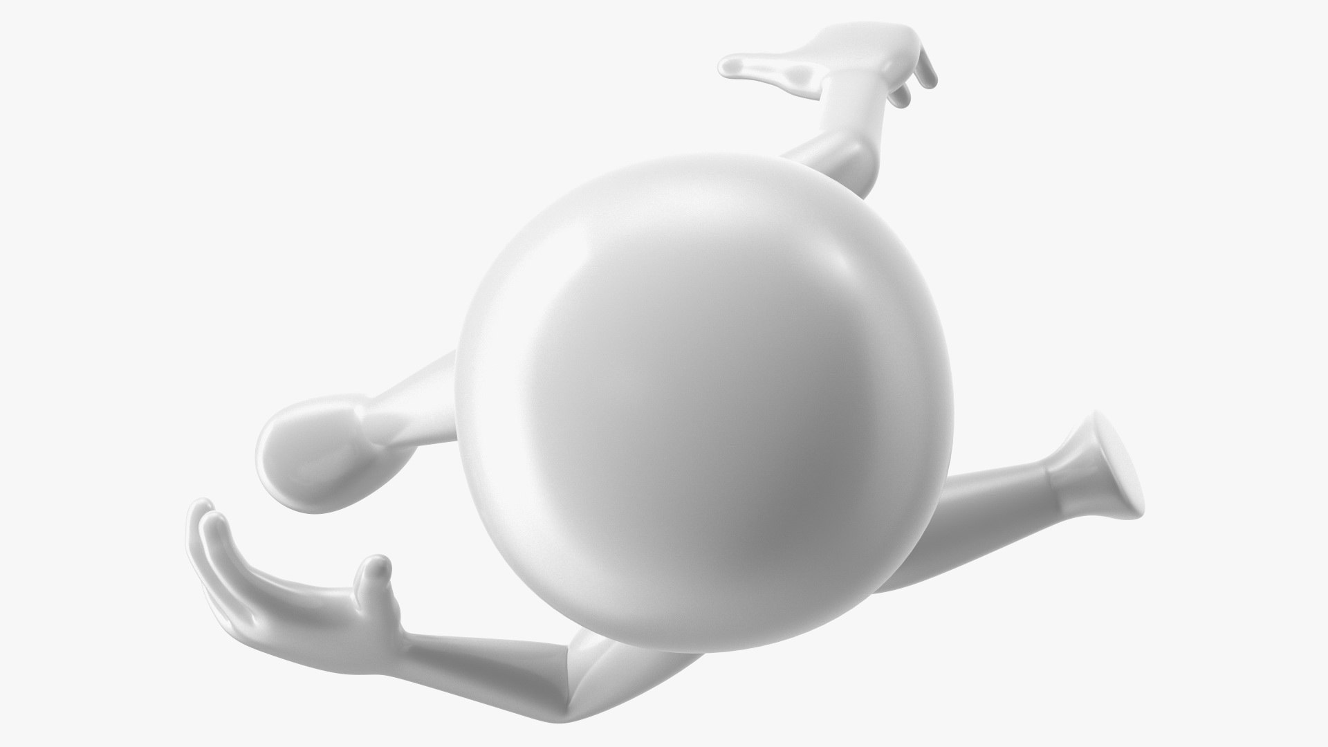 Running Stickman 3D Model - TurboSquid 1894127