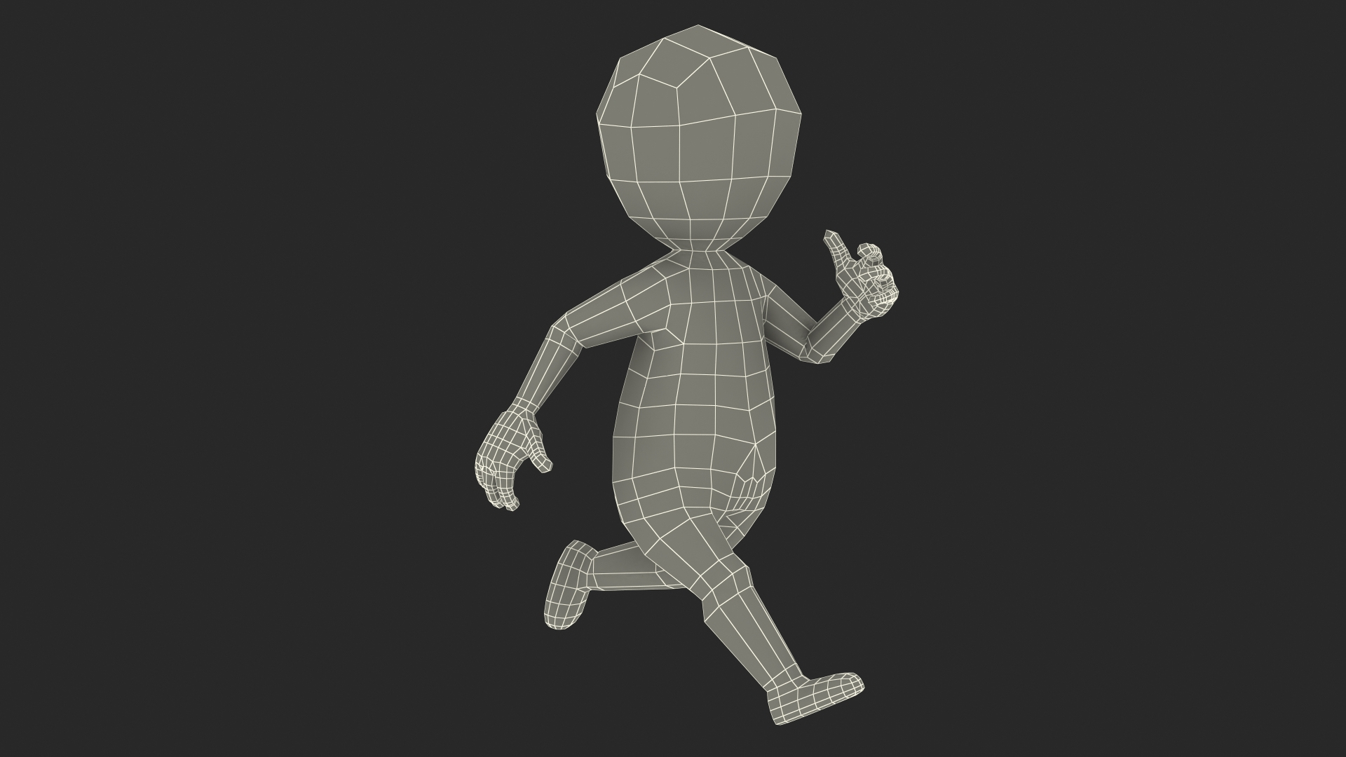 Running Stickman 3D Model - TurboSquid 1894127