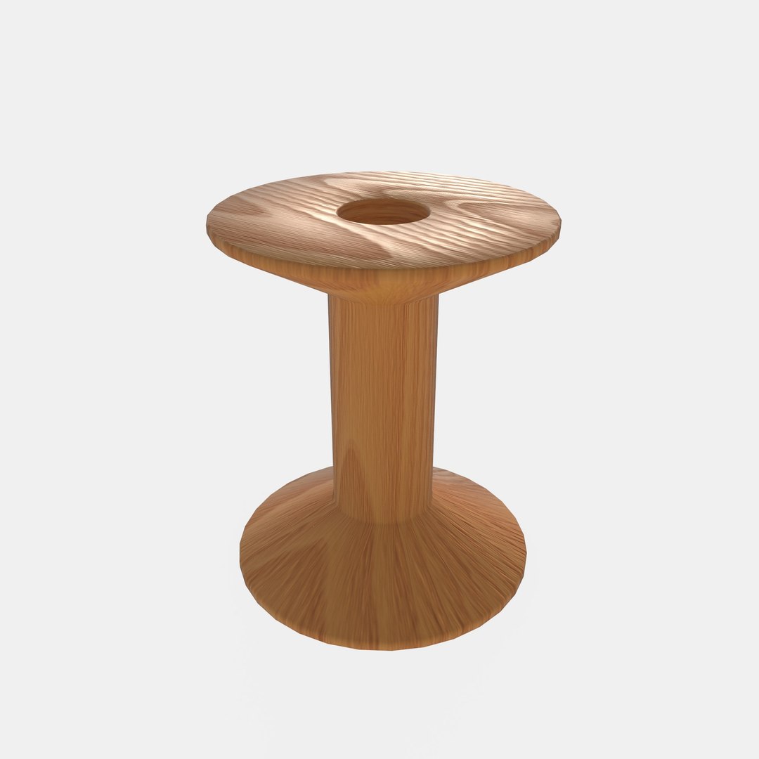Wooden Spool For Thread 3D Model - TurboSquid 1936302