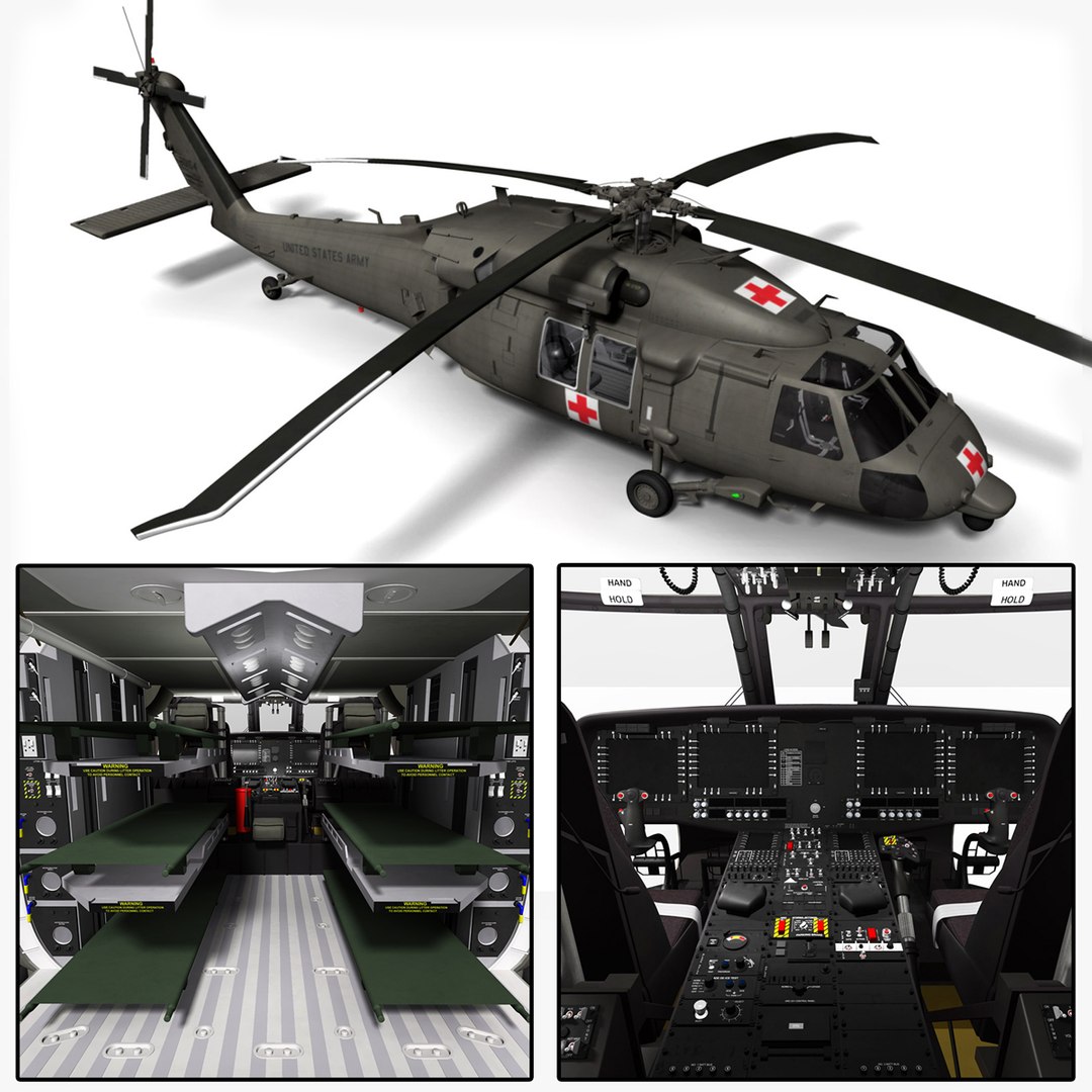 Purchase Hh-60m Medevac Helicopter 3d Xsi