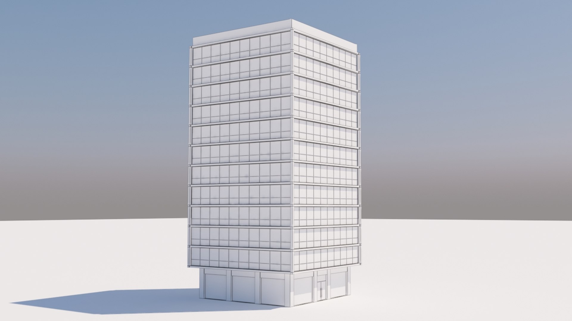 Building Skyscraper 3D - TurboSquid 1475846