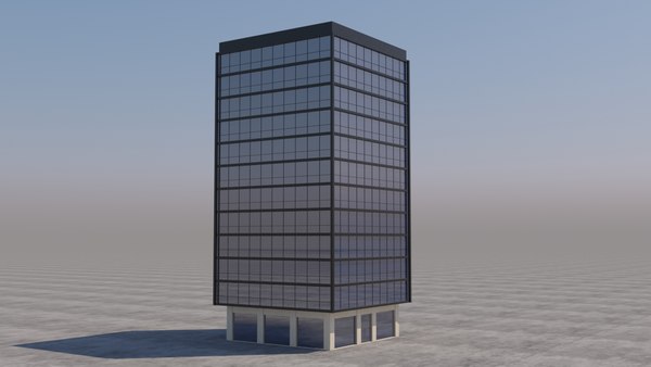 3D building skyscraper model - TurboSquid 1477564