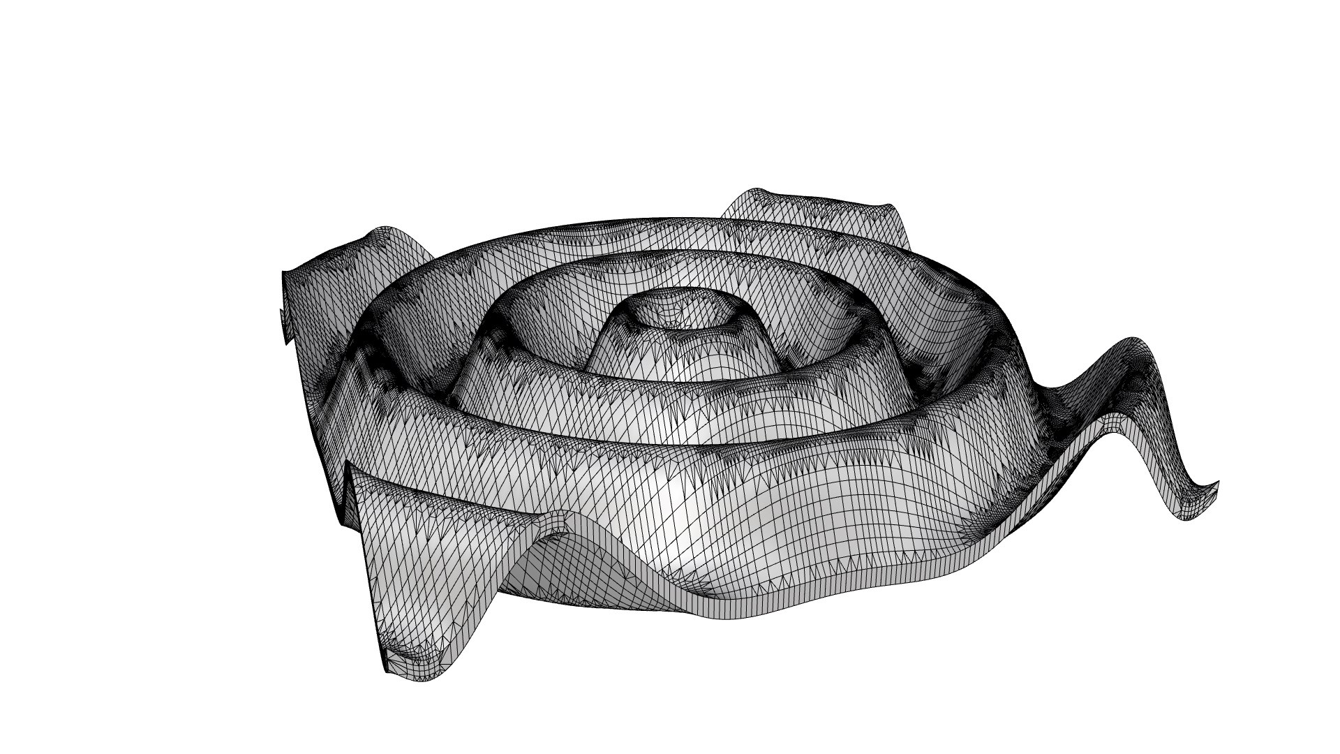 3D Ripples Wavy Form - TurboSquid 2176495