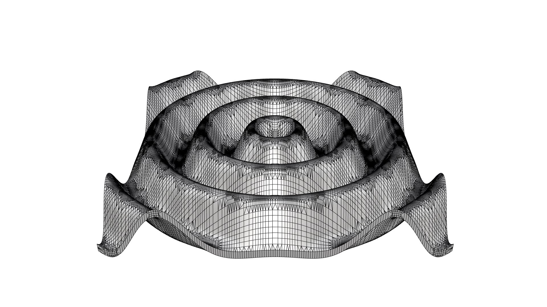 3D Ripples Wavy Form - TurboSquid 2176495