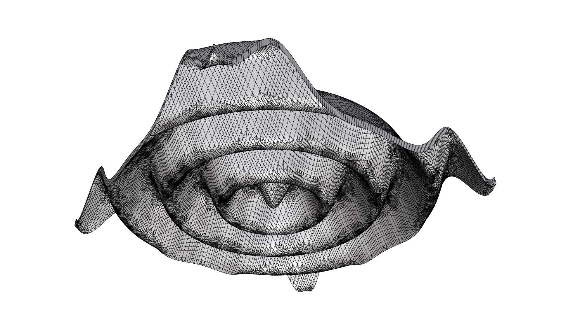 3D Ripples Wavy Form - TurboSquid 2176495