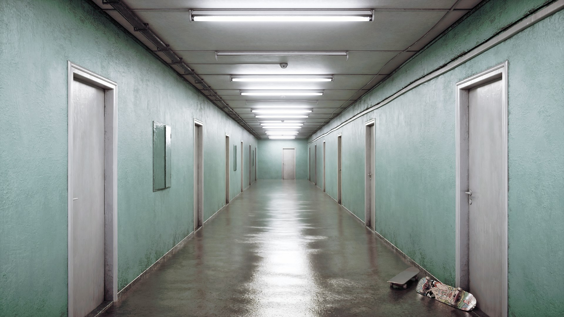 3D Infinite Corridor Room Model - TurboSquid 1431652