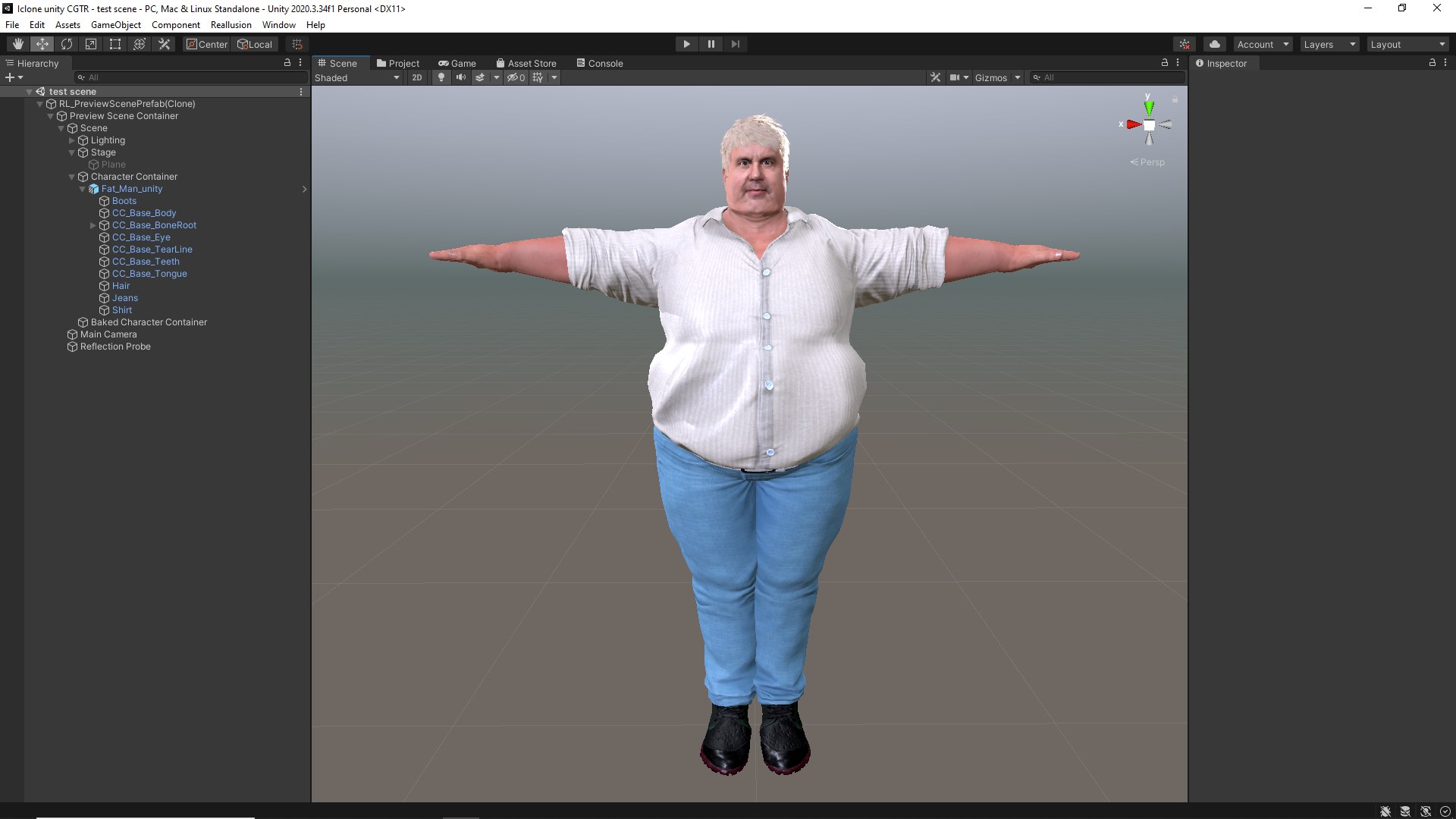 3D Fat Man Business Rigged And Blendshapes Low-poly 3D Model Game Ready ...