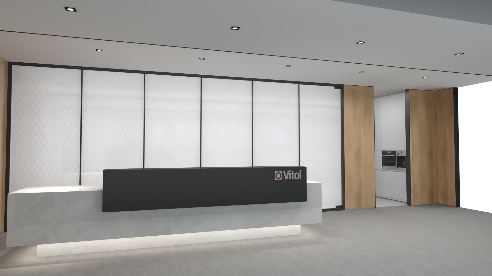 3D Reception Desk - TurboSquid 2234842