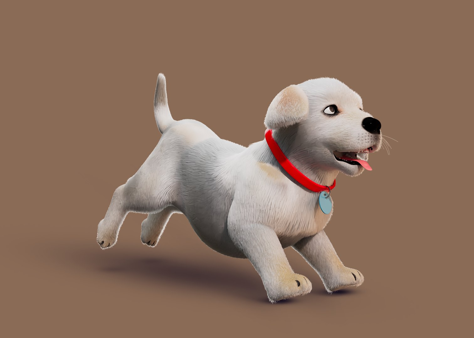 Cartoon Dog Rigged 3D model - TurboSquid 2178660