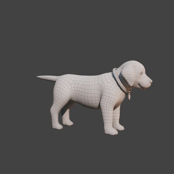 modelo 3d Perro de dibujos animados aparejado - TurboSquid 2178660