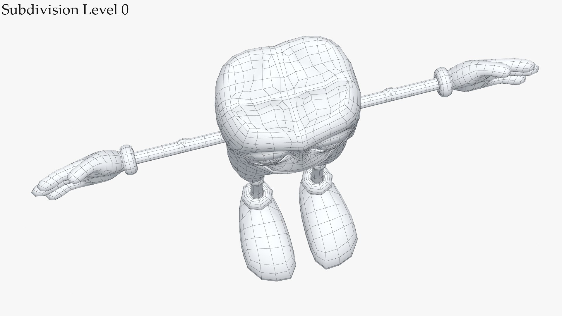 tooth boy character fbx