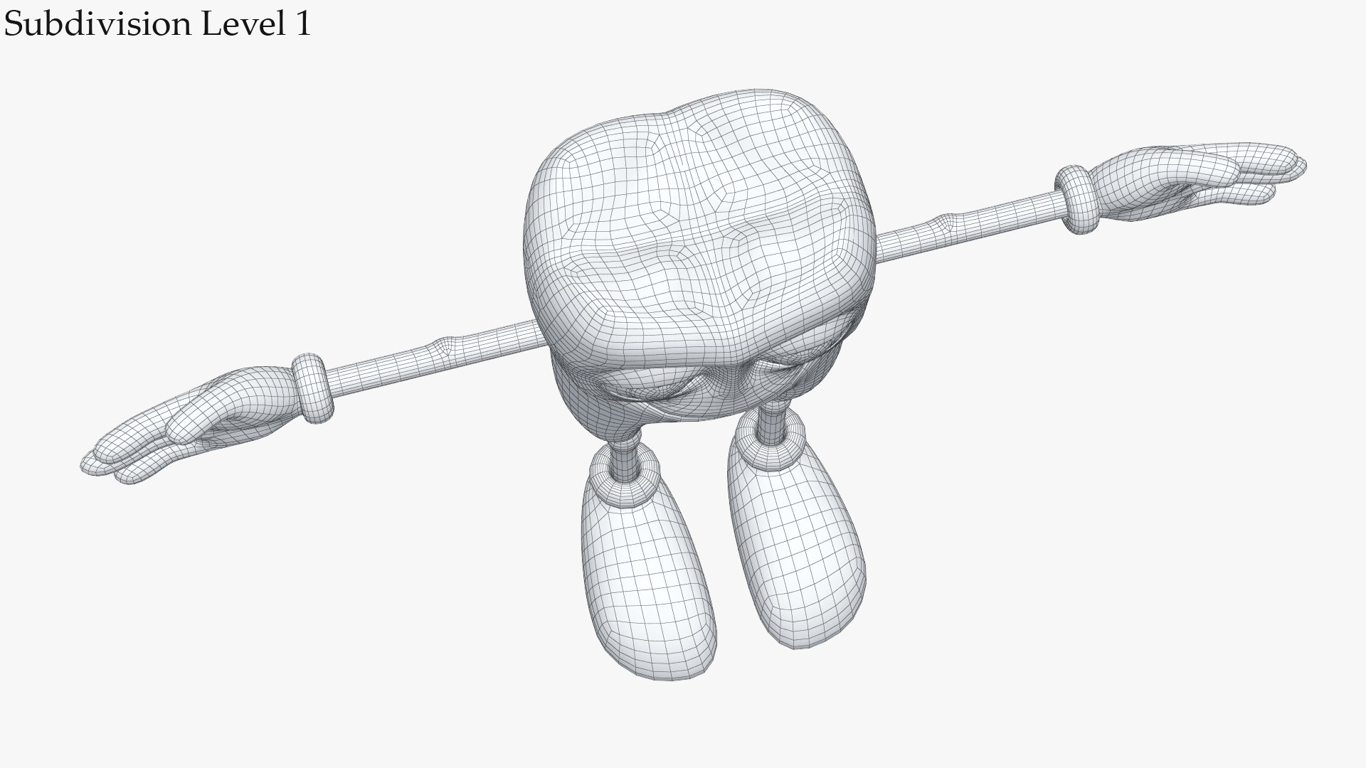 tooth boy character fbx