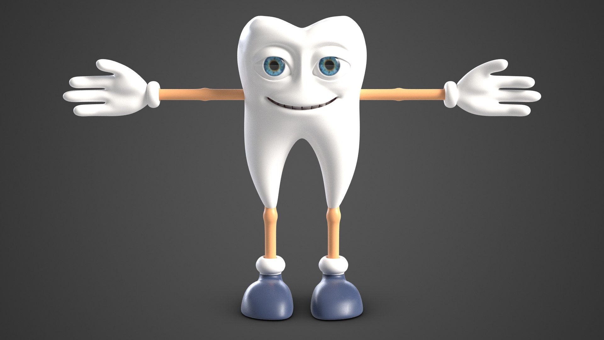 tooth boy character fbx