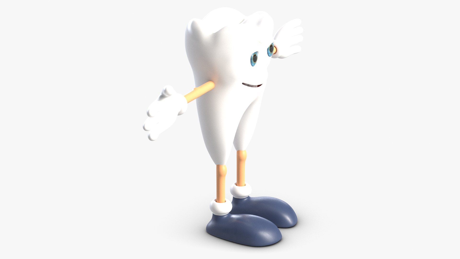 tooth boy character fbx