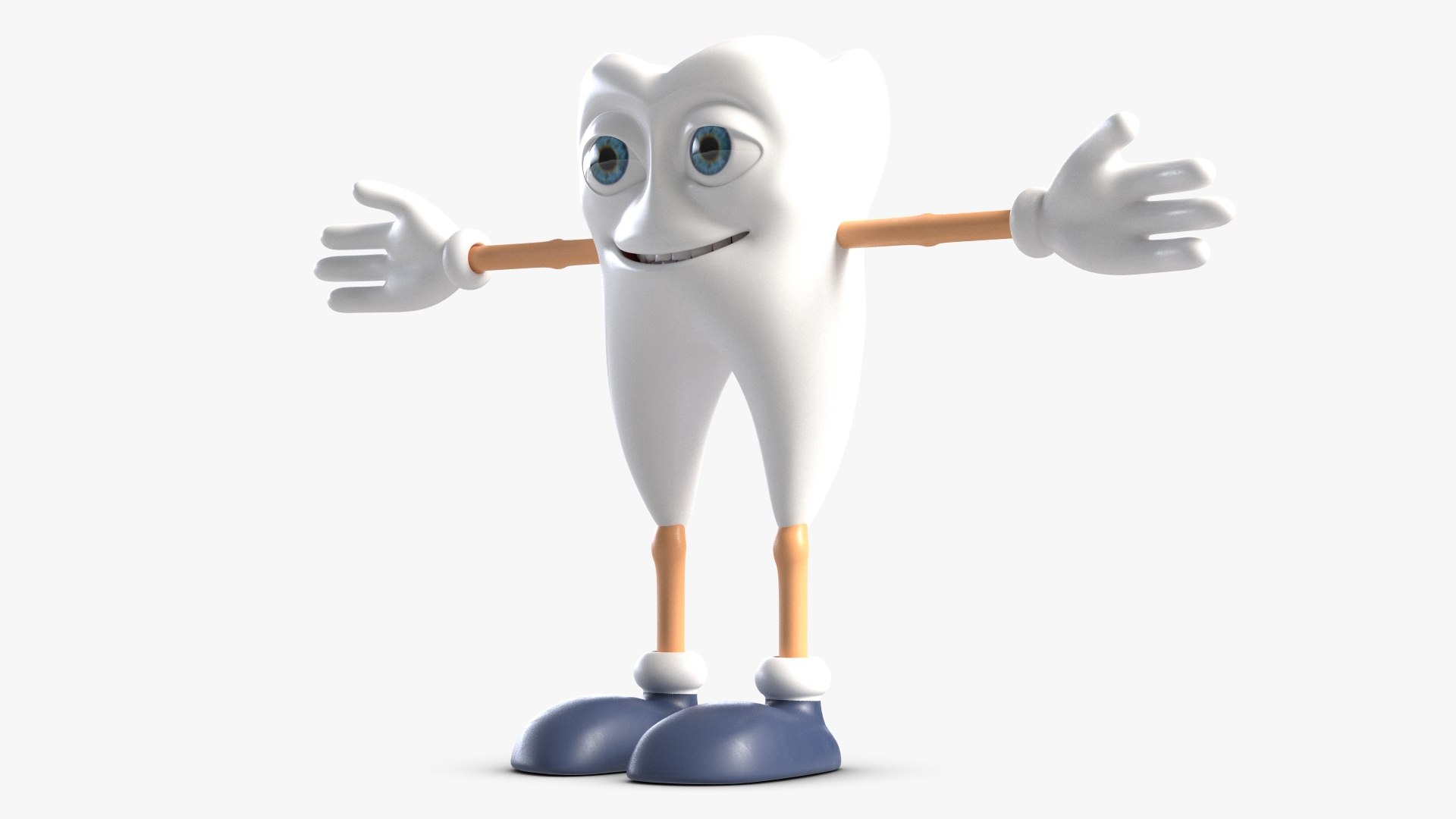 tooth boy character fbx