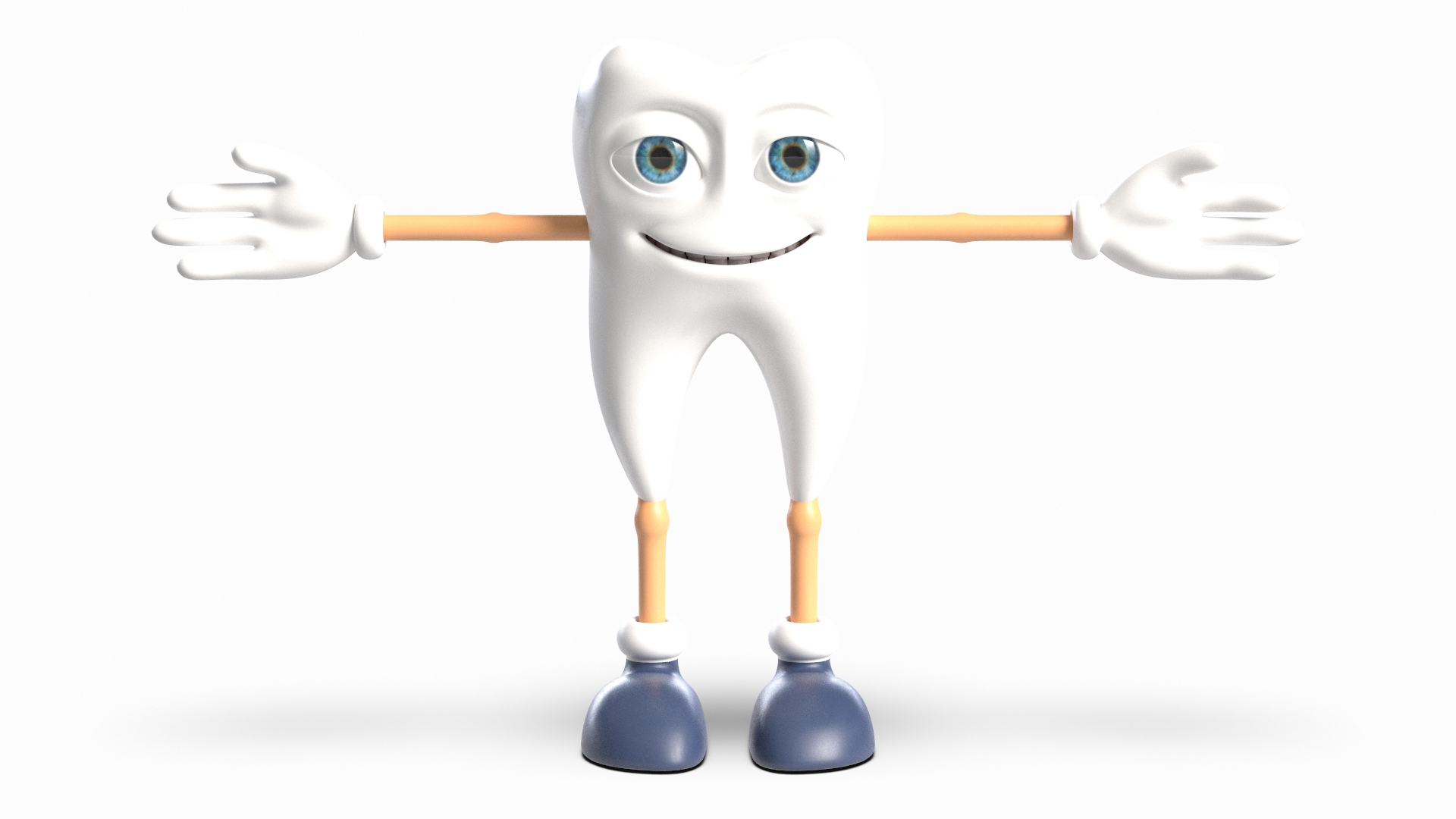 tooth boy character fbx