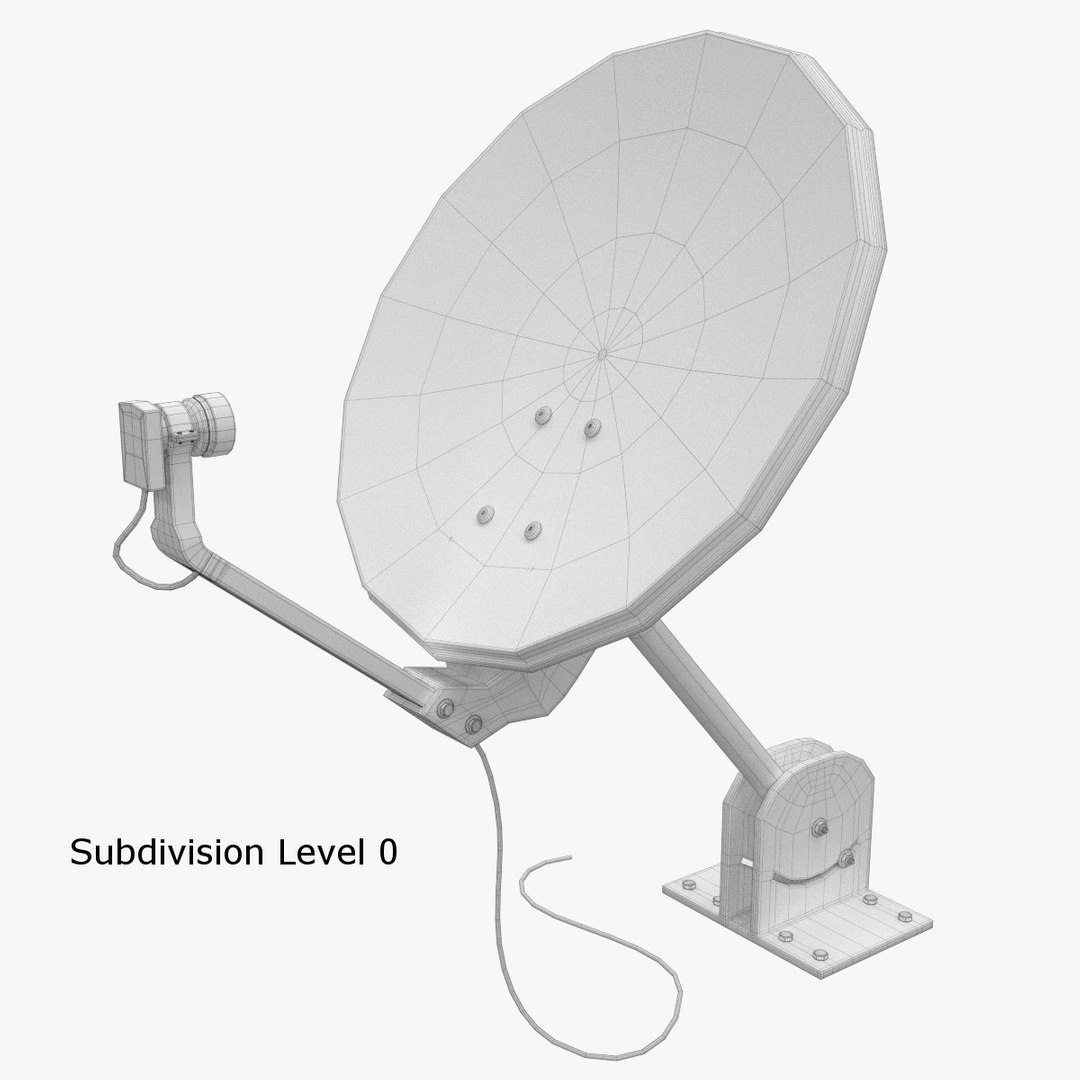 Satellite Dish 3d Model