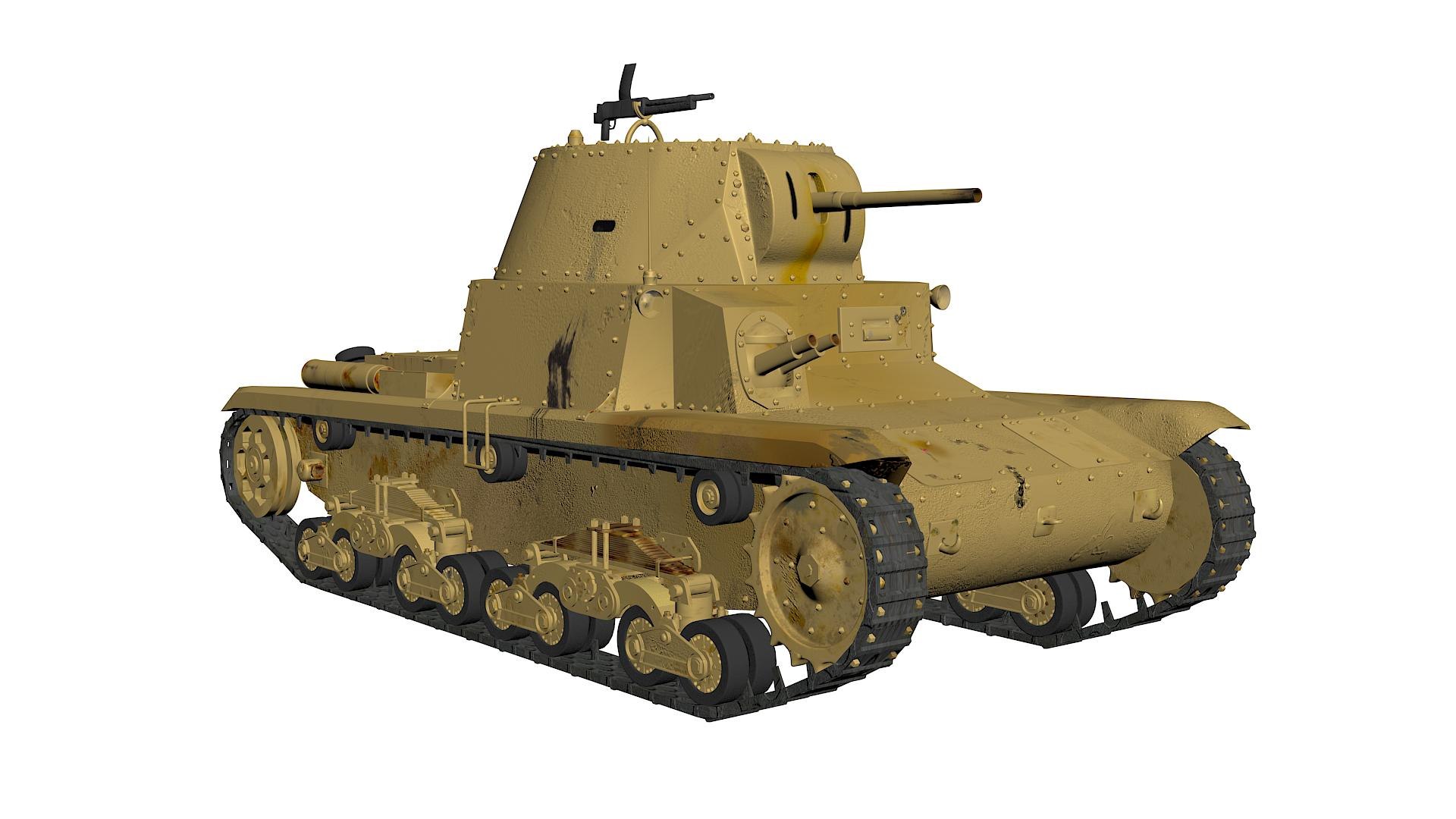 Tank M 13-40 3D Model - TurboSquid 1911520