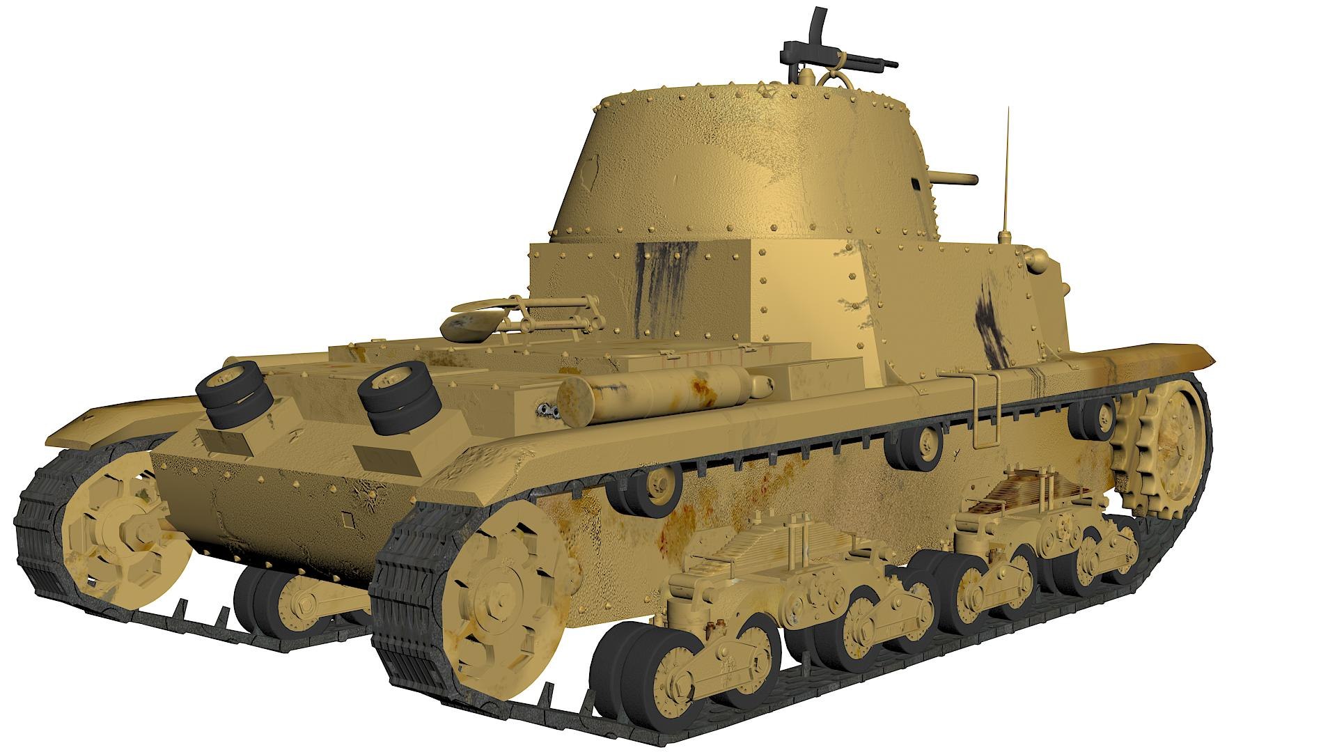 Tank M 13-40 3D Model - TurboSquid 1911520