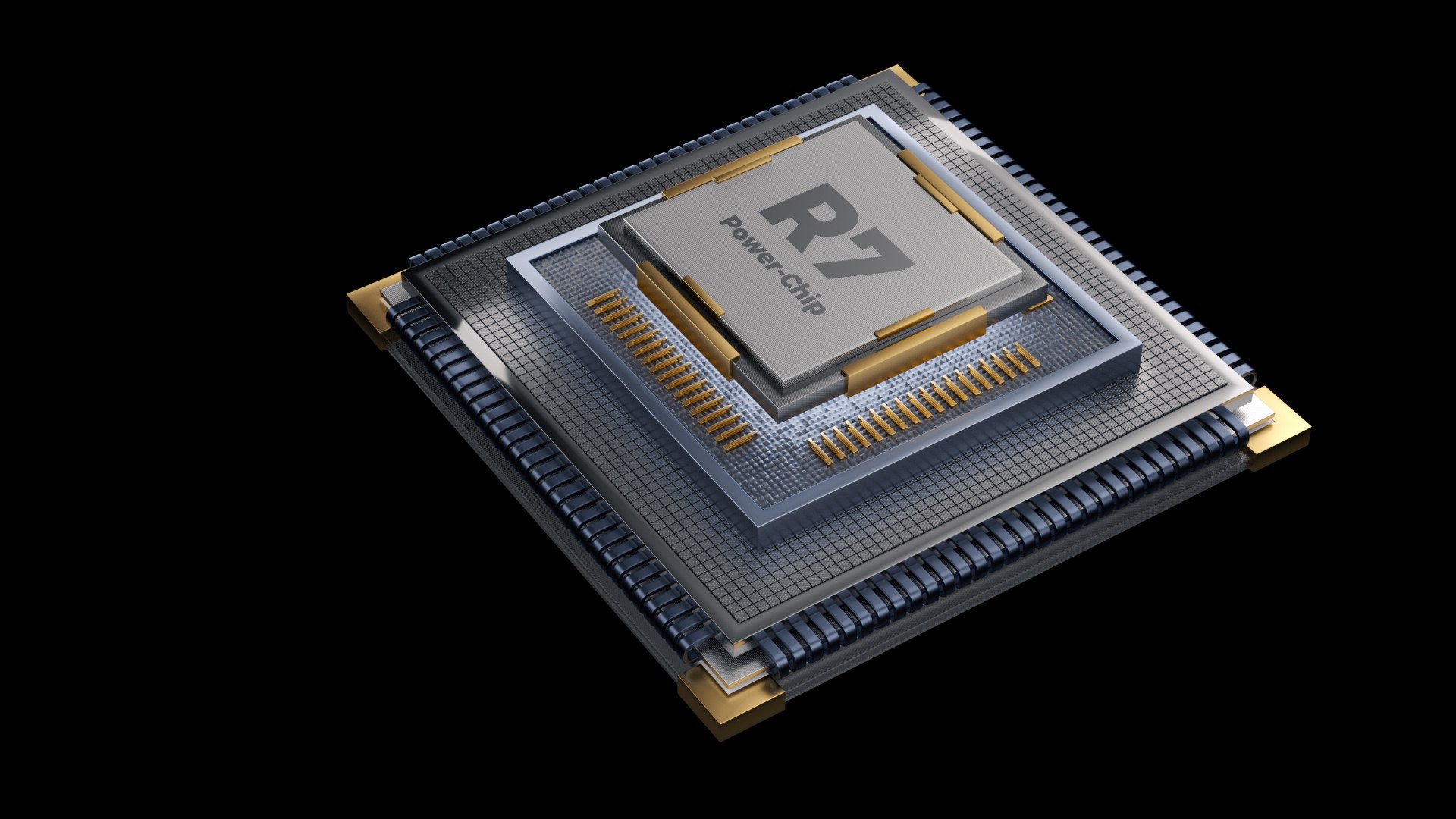 Product CPU Technology Chip Microchip Module Model - TurboSquid 2139155