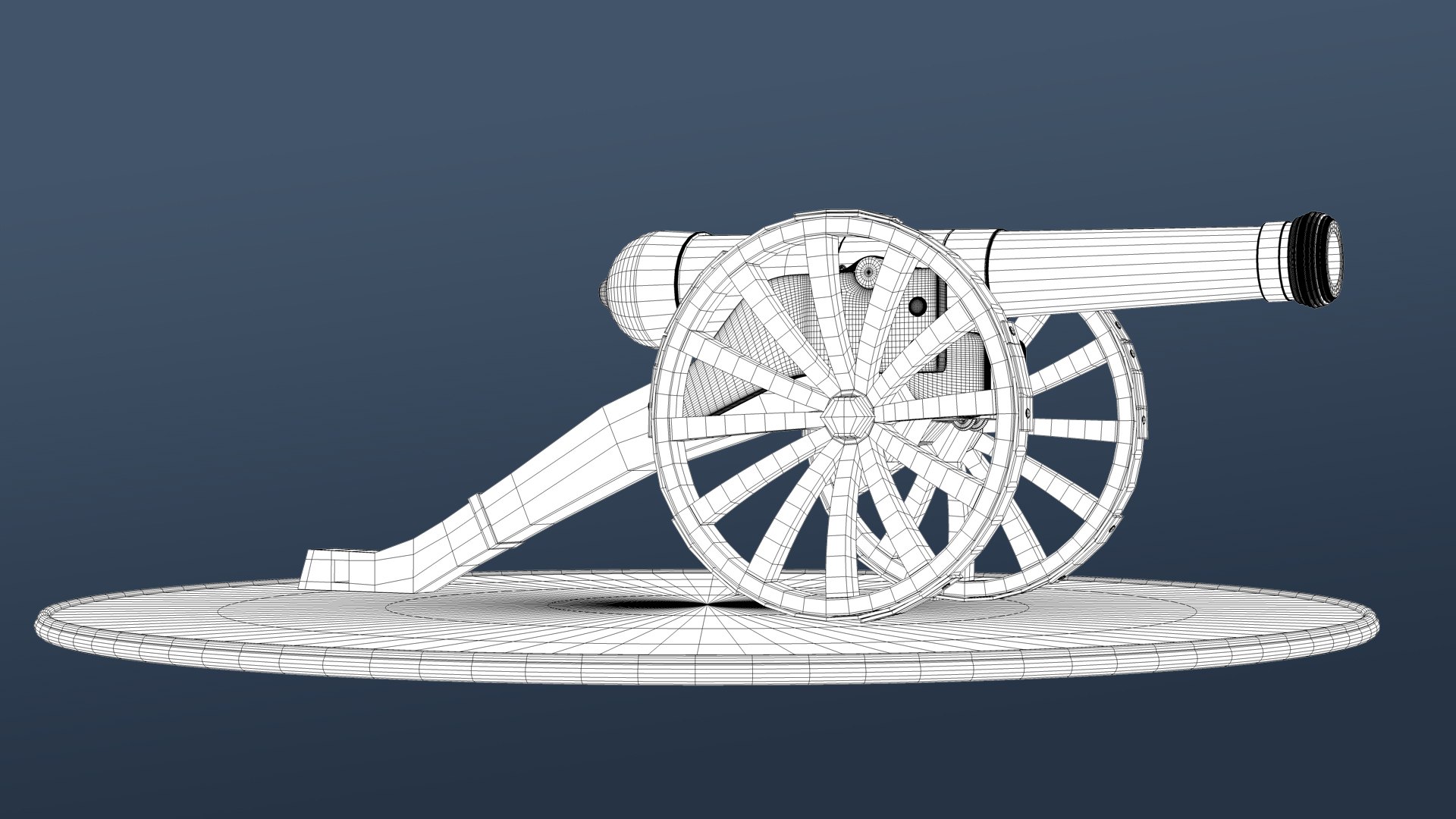 Cannon 3d Model