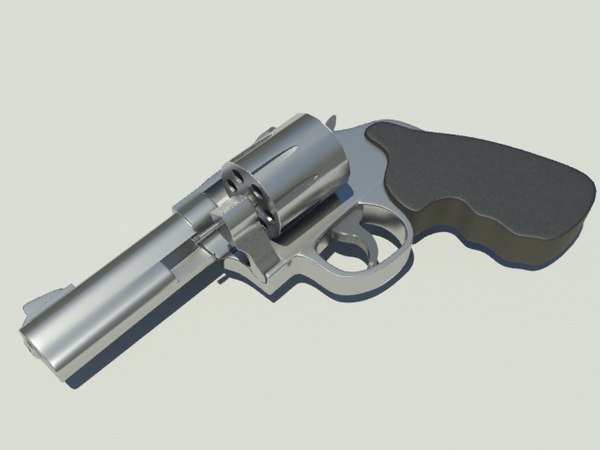revolver 3d model