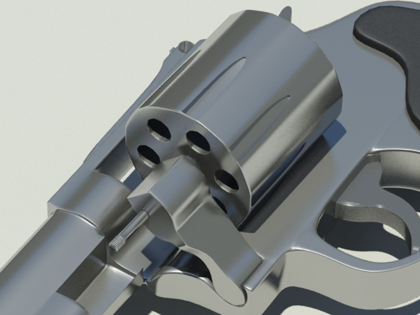 Revolver 3d Model