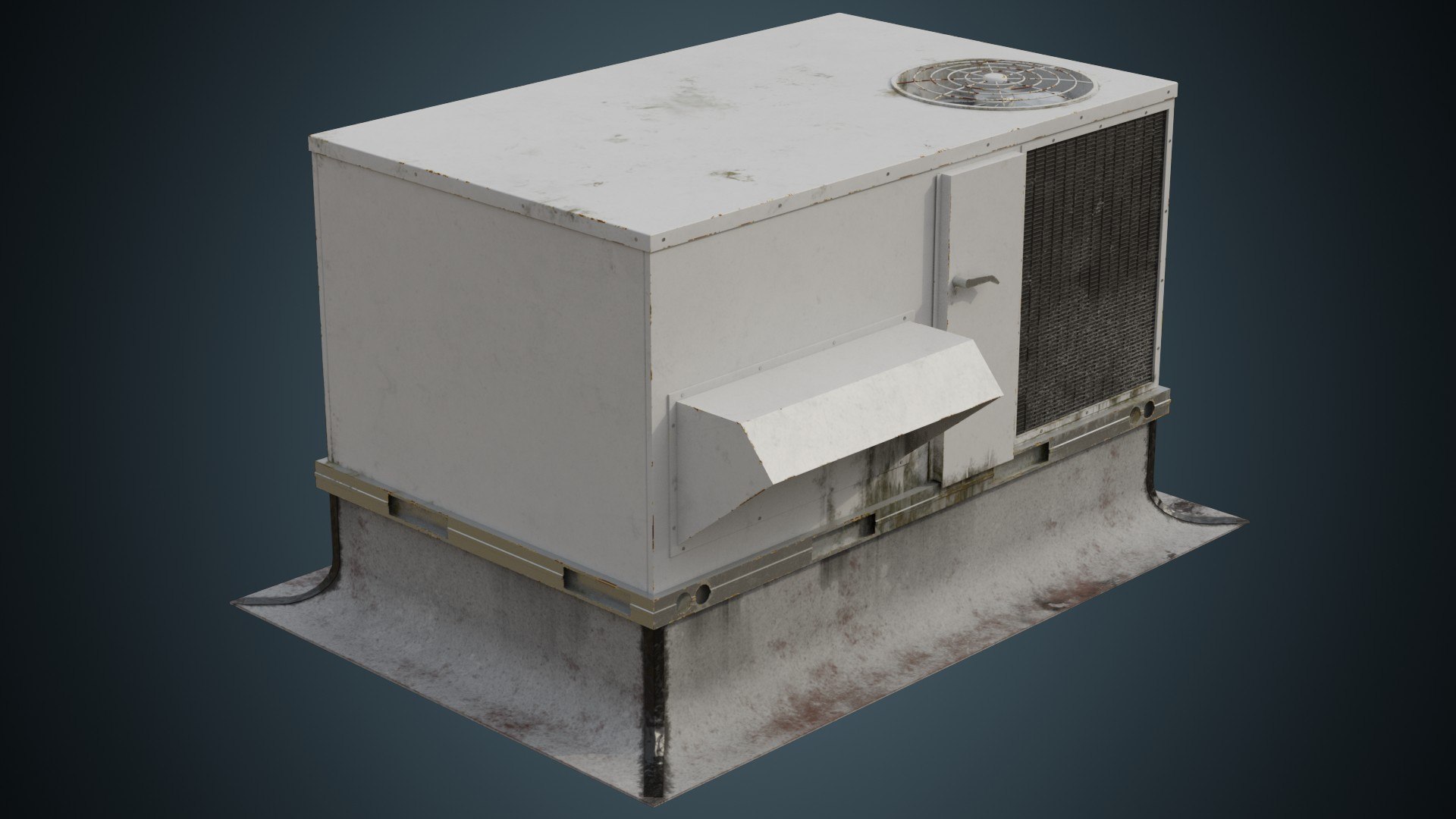 3D Rooftop AC Unit 6B - TurboSquid 2018435