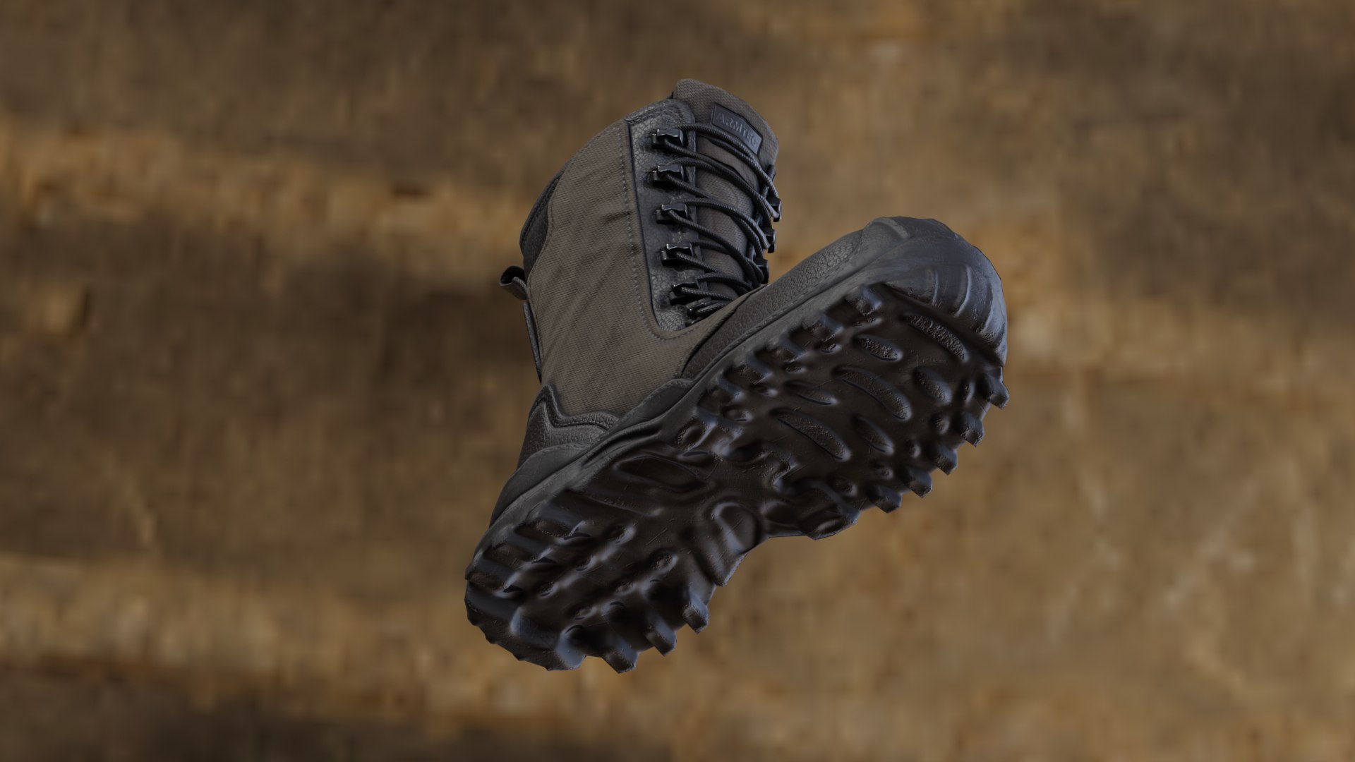 3D Tactical Boots 02 - TurboSquid 2235370
