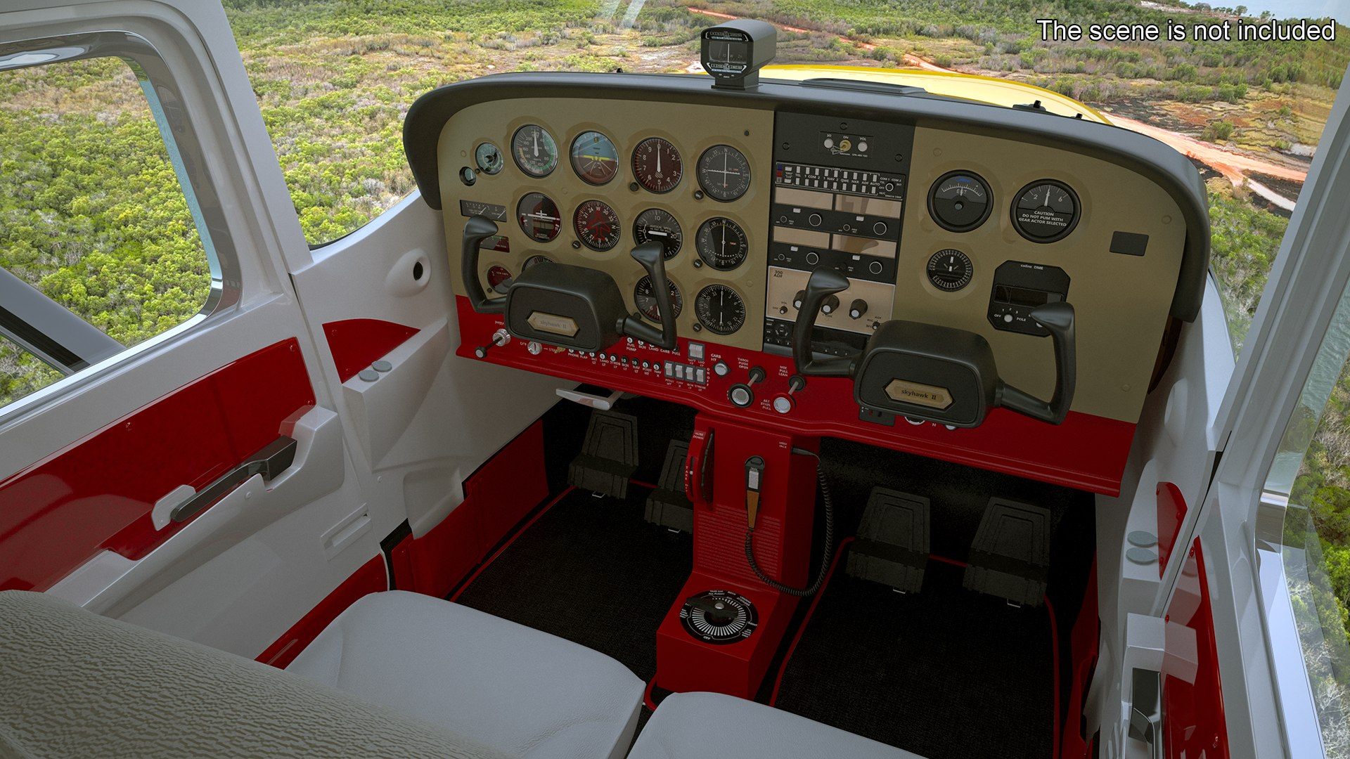 Single Engine Propeller Aircraft Cessna 172 Black 3D Model - TurboSquid ...