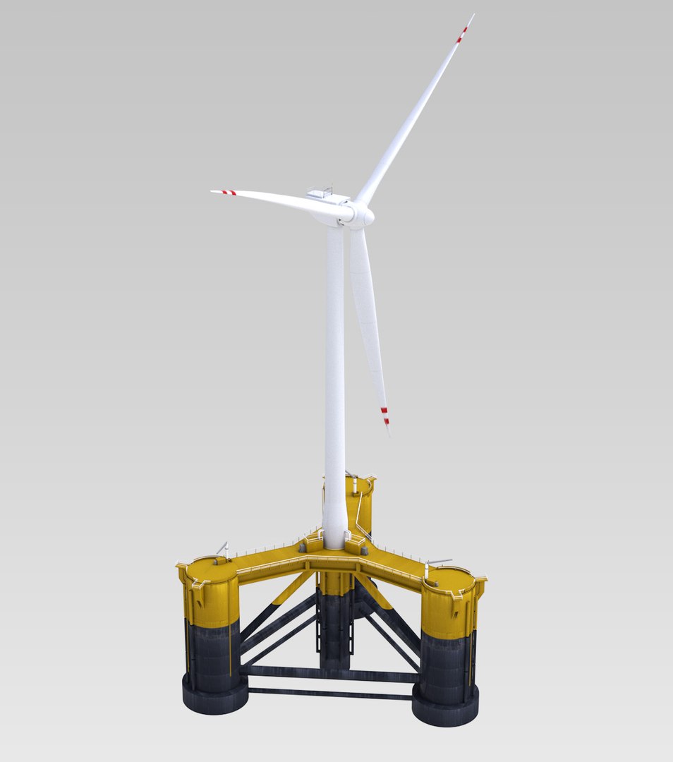 3D Offshore Wind Farm Model - TurboSquid 1940470