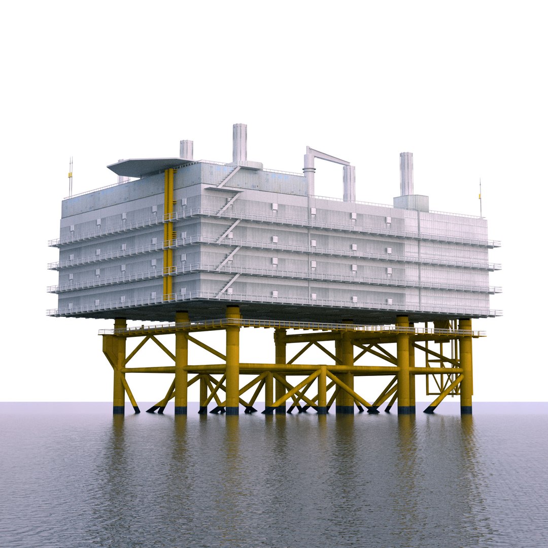 3D Offshore Wind Farm Model - TurboSquid 1940470