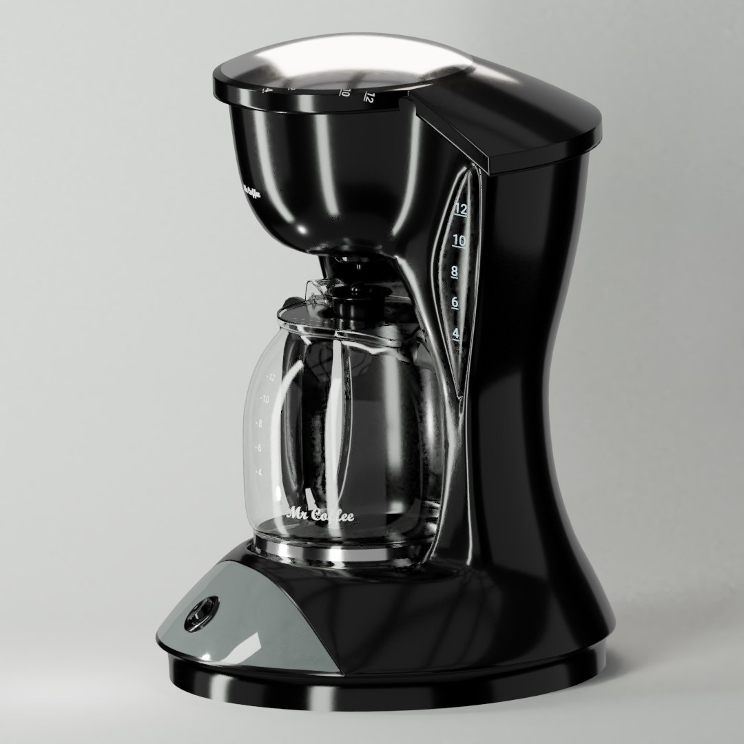3D coffee maker kitchen appliance - TurboSquid 1336848