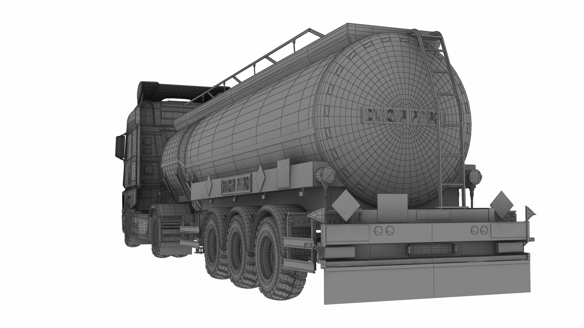 3D Tanker Tank Model - TurboSquid 1525414