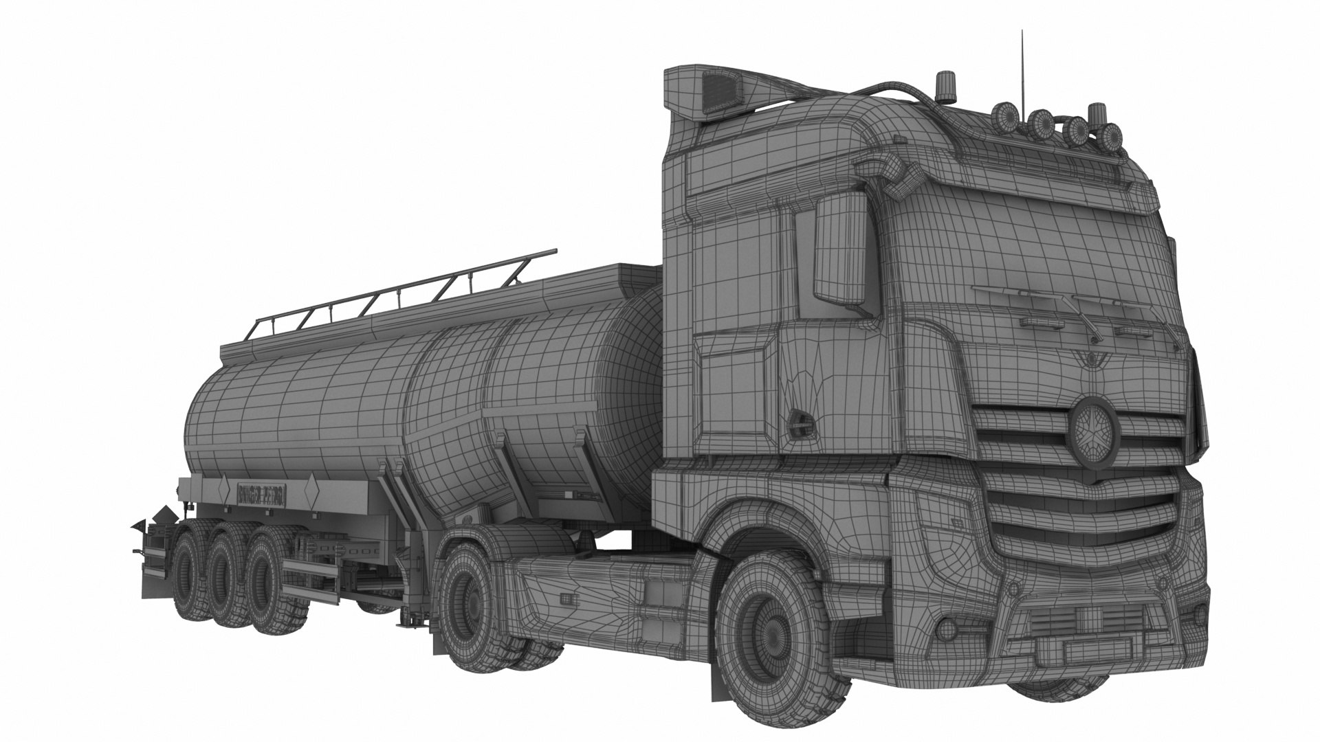 3D Tanker Tank Model - TurboSquid 1525414