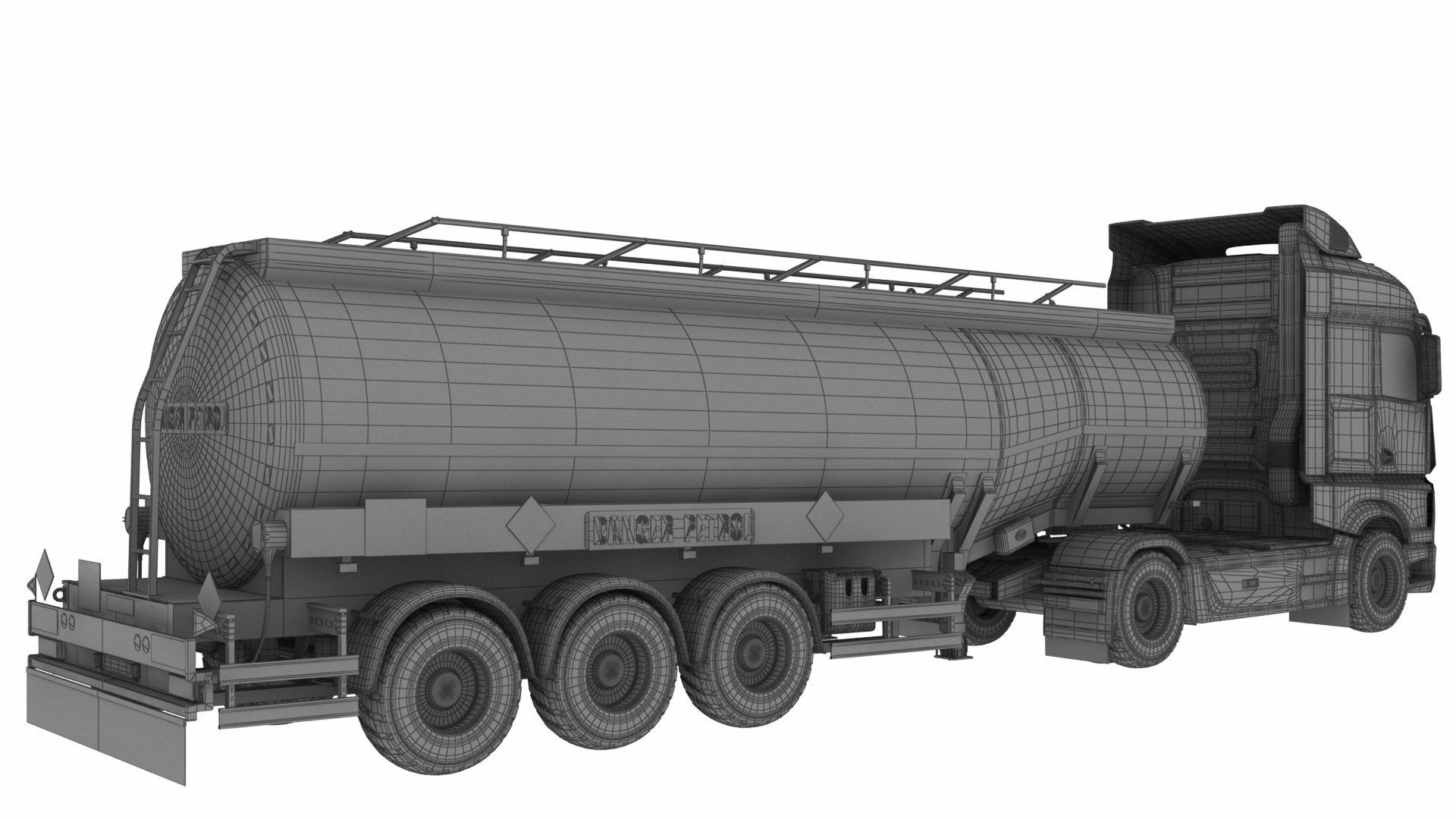 3D Tanker Tank Model - TurboSquid 1525414