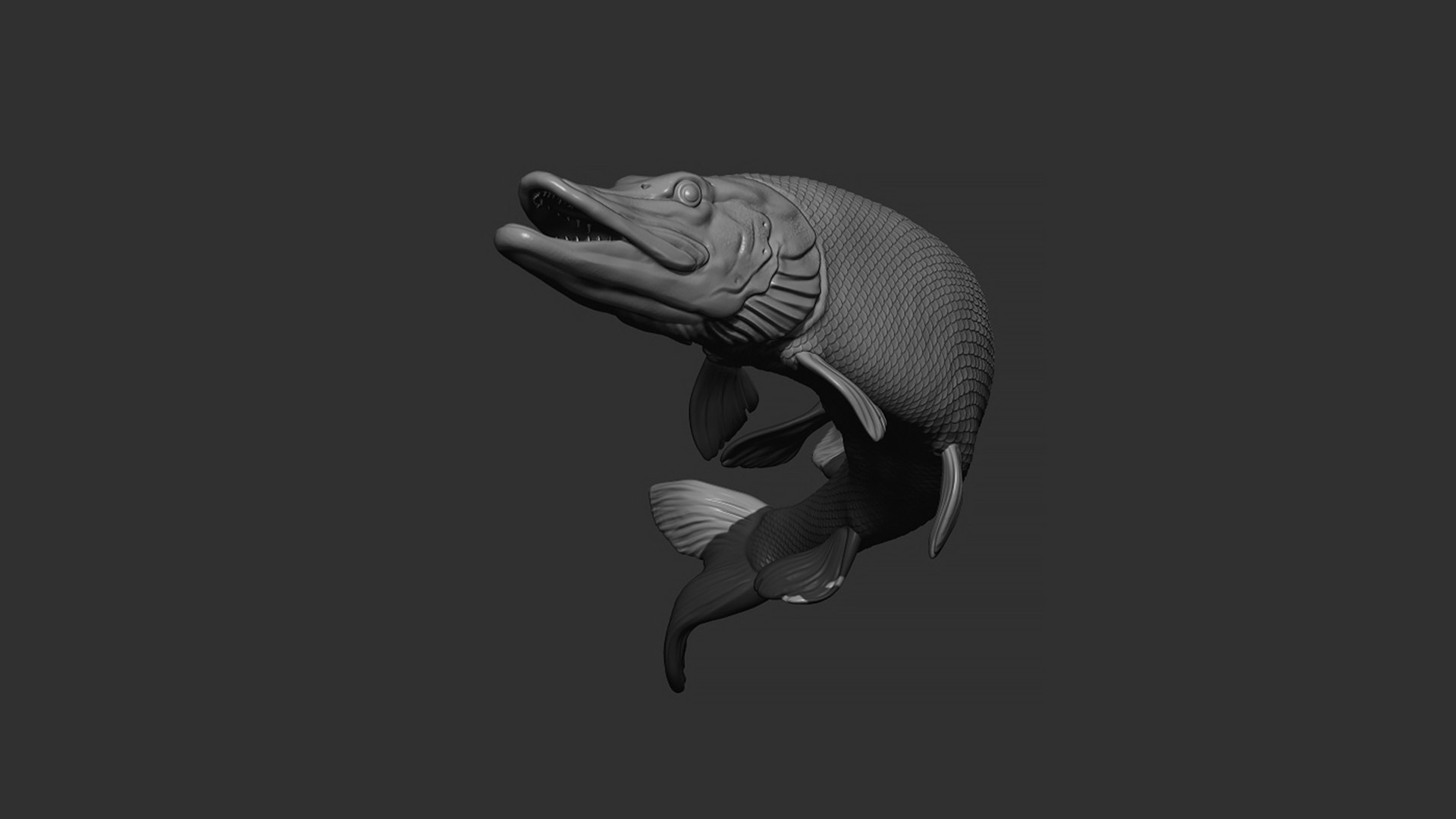 Pike fish 3D model - TurboSquid 1916182