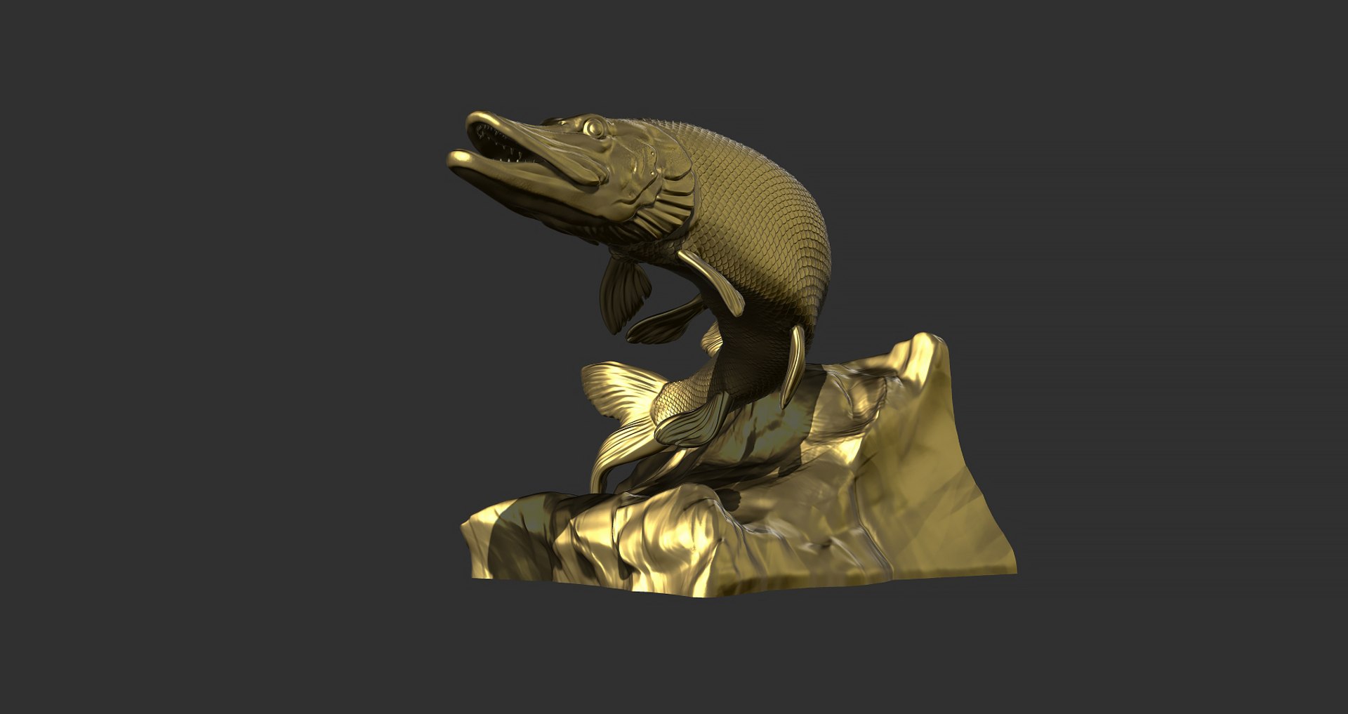Pike fish 3D model - TurboSquid 1916182