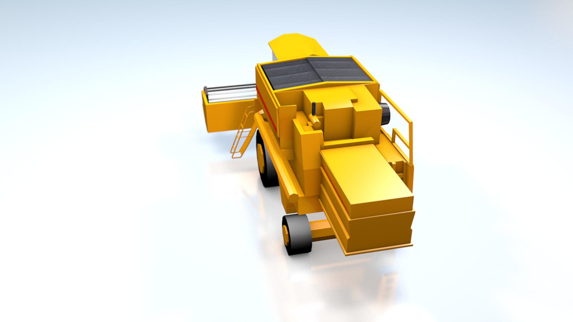 3D Harvester Generic Equipment Model - TurboSquid 1409989
